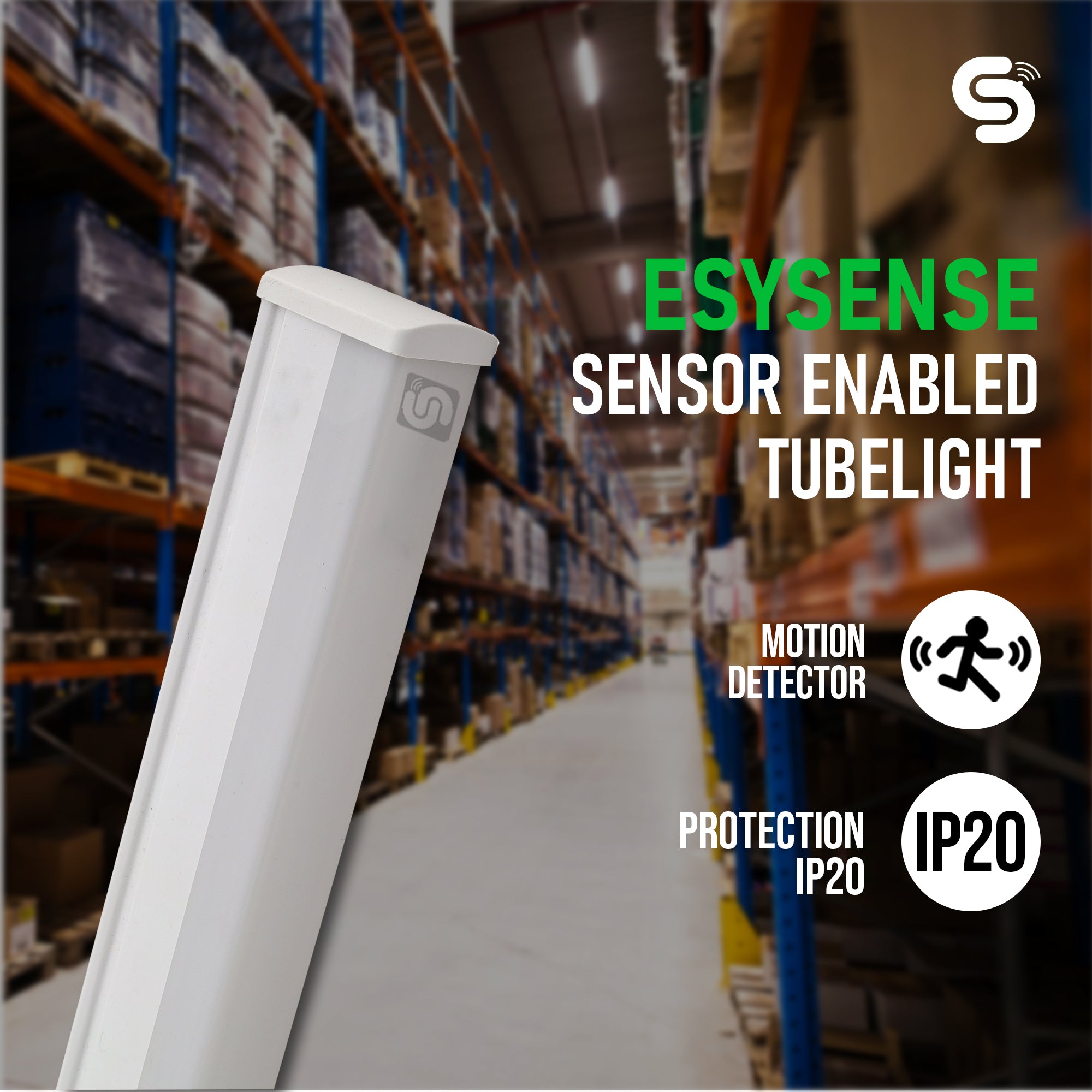 Motion Sensor Retrofit Tubelight | ESYSENSE Auto On/Off and Auto Dimma